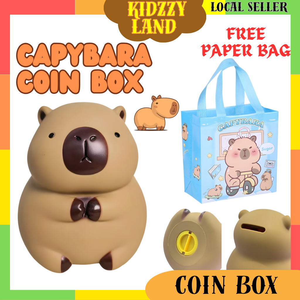 [READY STOCK] Beg Tabung Kotak Kanak Comel Capybara Kids Cartoon Coin ...