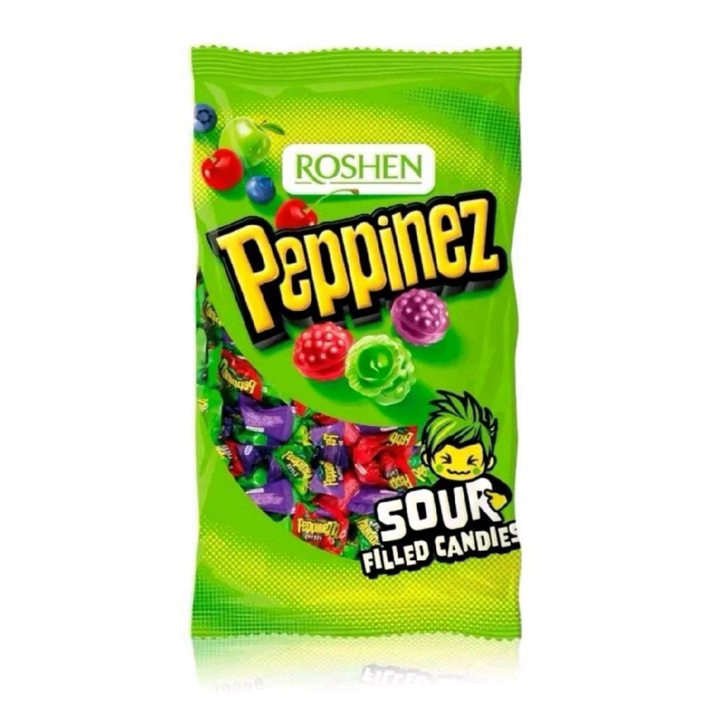 ROSHEN PEPPINEZ SOUR CANDY 500g GULA-GULA MASAM VIRAL!!! FOODS SNACK ...