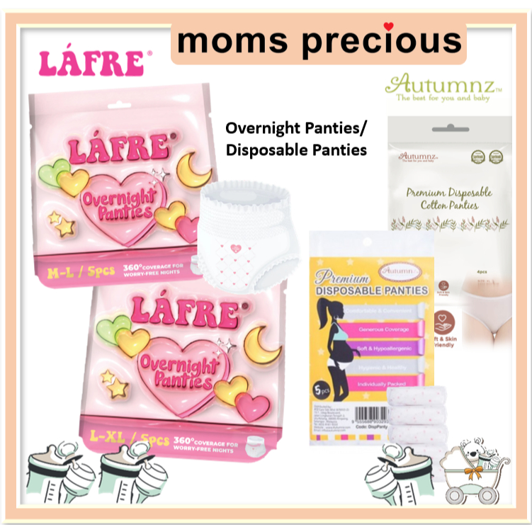 Autumnz / Lafre - Premium Disposable Cotton Panties / Bamboo Maternity ...