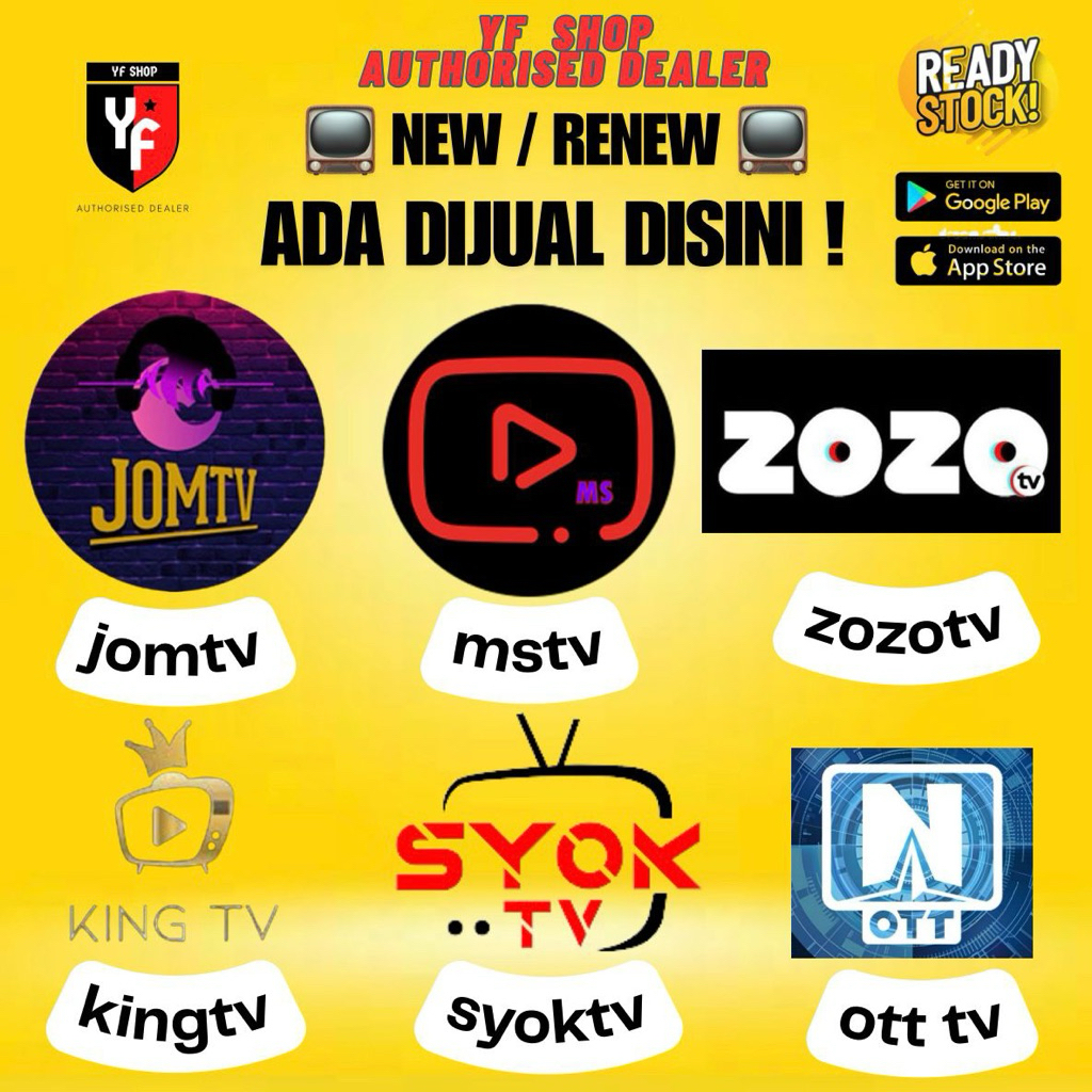 KING TV | SYOK TV | OTT TV | MSTV PLAYER | JOMTV | ZOZO TV | PETI TV ...