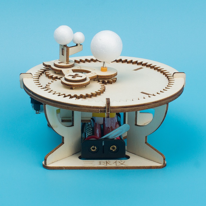 STEM DIY Moon Earth Sun Simulator Toys Science Experiment Kids Children ...