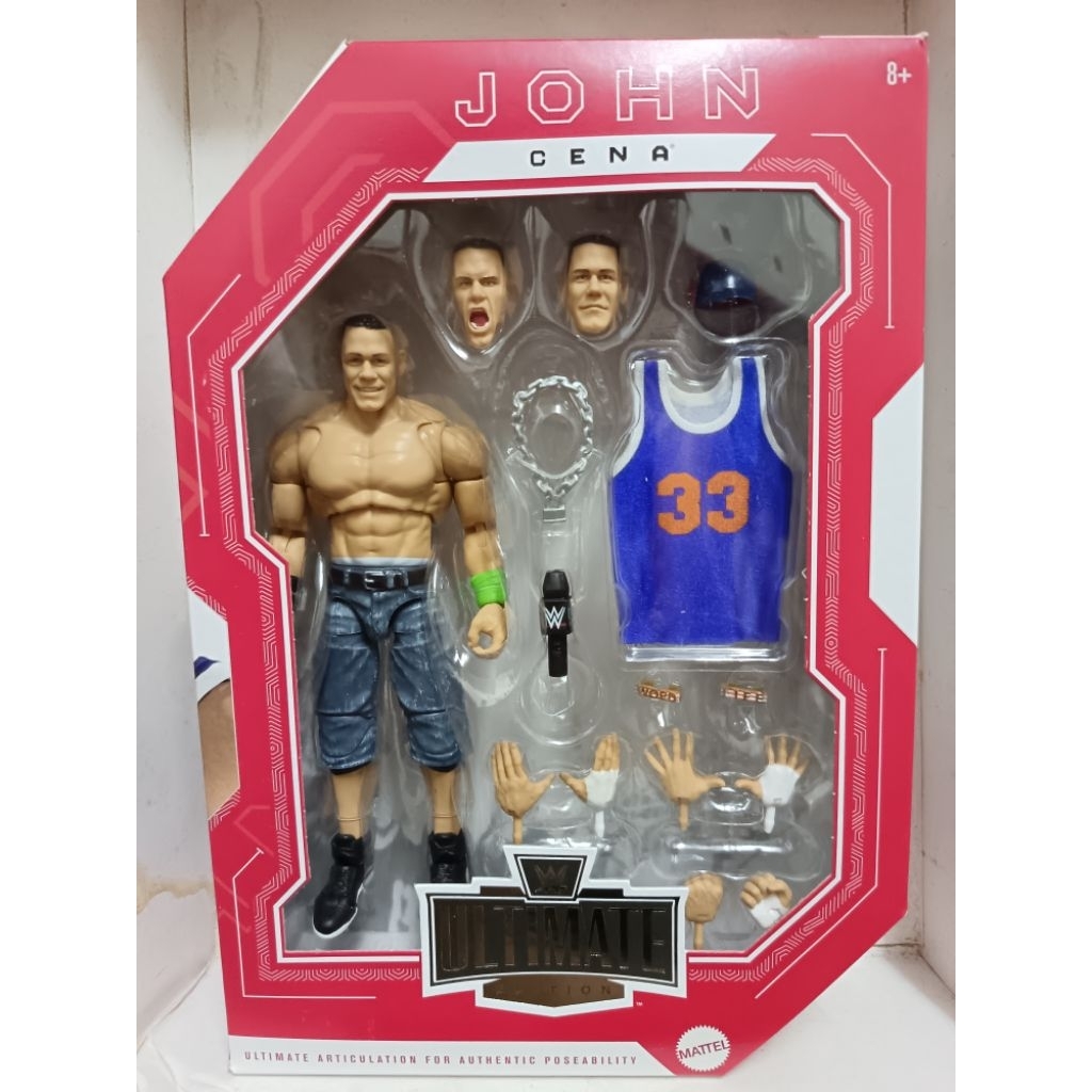 Mattel WWE Ultimate Edition Fan Takeover John Cena Wrestling Action ...