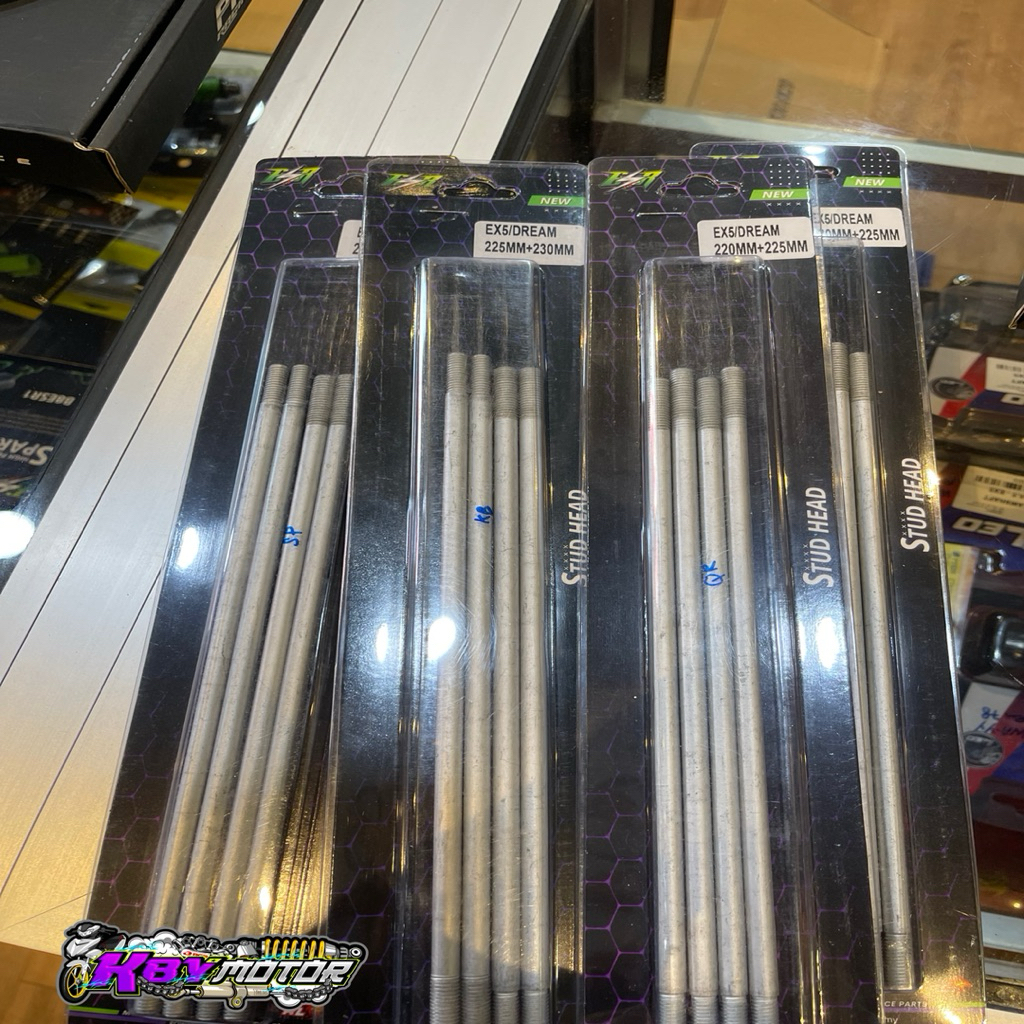 ESR MOTOR STUD HEAD/BLOCK UNTUK ENGINE JET ROD / WAVE125/KRISS/EX5 ...