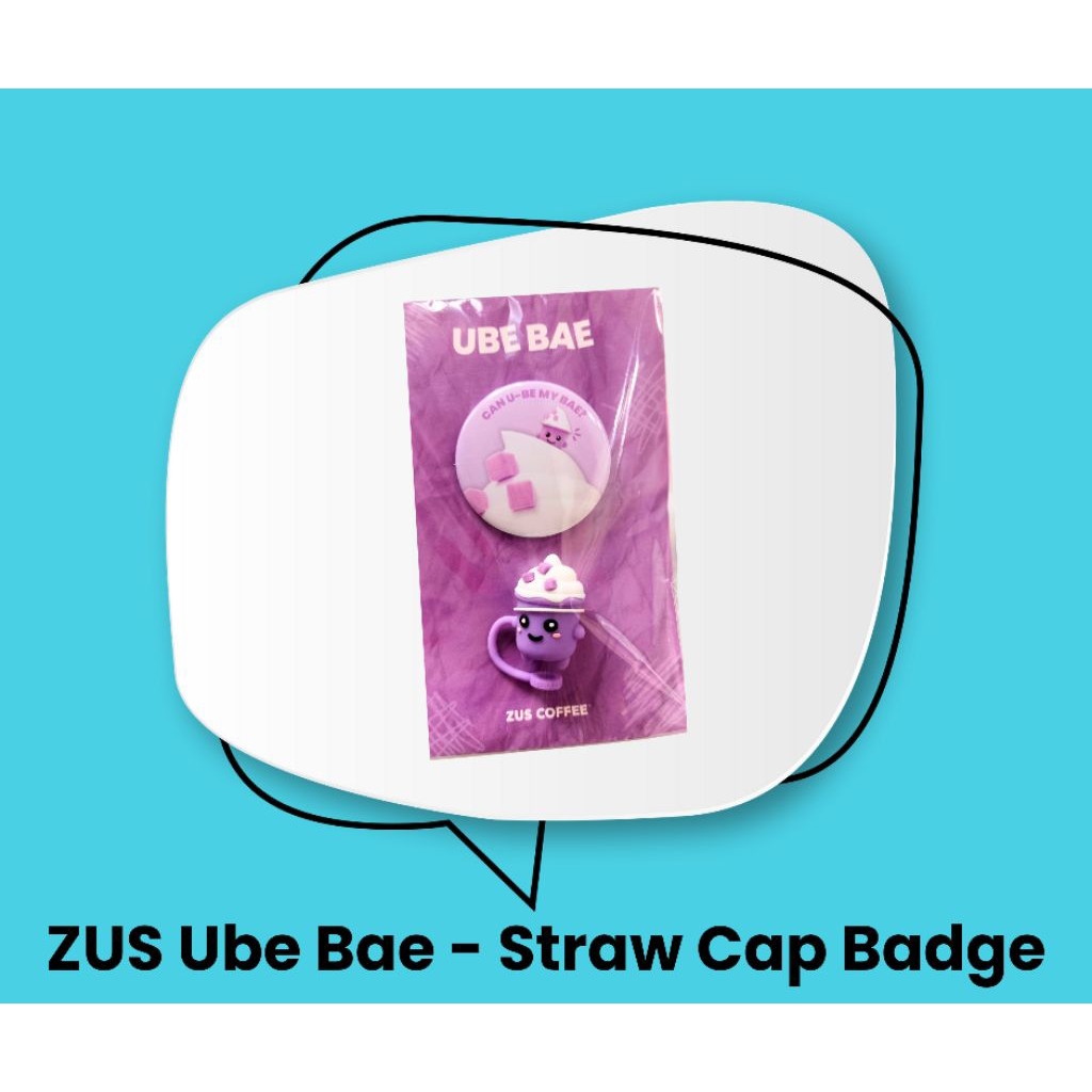 ZUS Ube Bae - Straw Cap With Badge Set | Shopee Malaysia