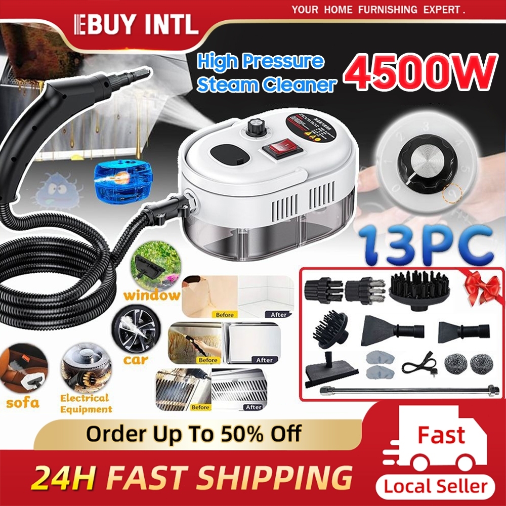 4500W Steam Cleaner High Pressure Temperature Steamer gun Wash Machine ...