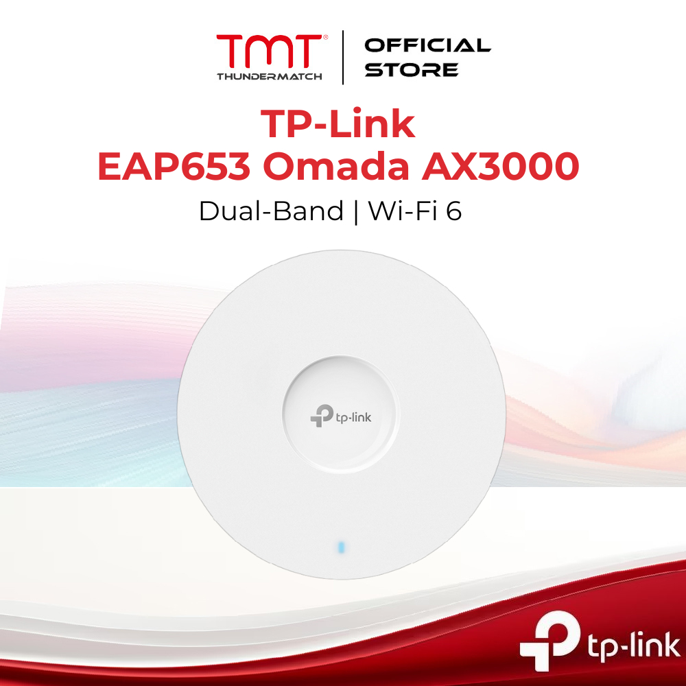 TP-Link EAP653 Omada AX3000 Ceiling Mount Dual-Band/Wi-Fi 6 Access ...