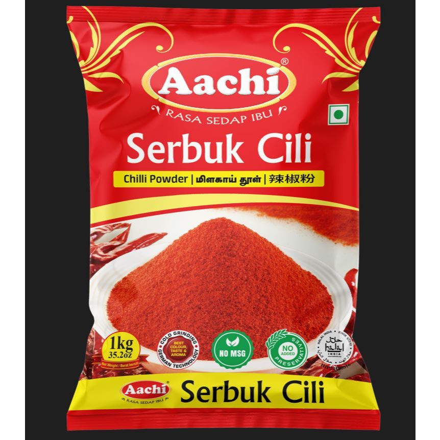 AACHI CHILLI POWDER 1KG / AACHI SERBUK CILI 1KG | Shopee Malaysia