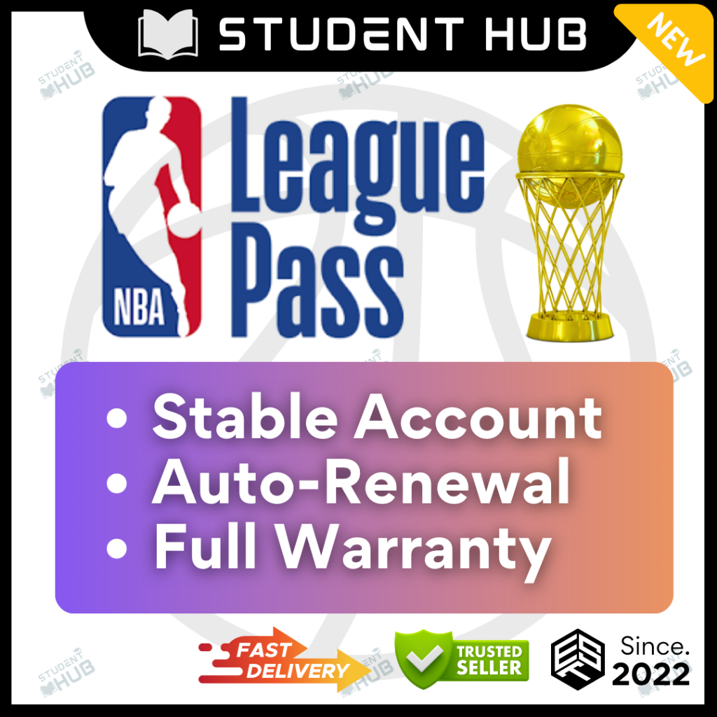 Nba League Pass Premium Account Live Games/Replays (Full Warranty ...