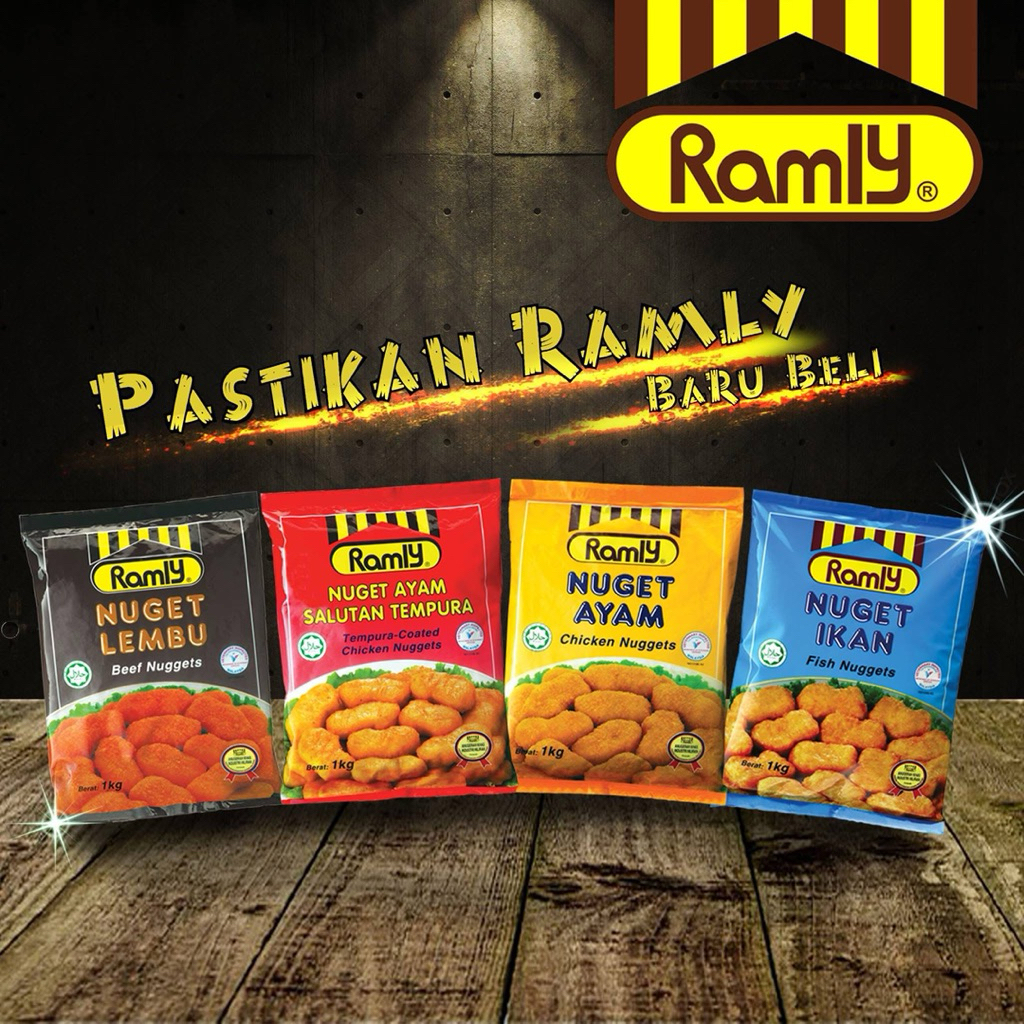 RAMLY Nugget Ayam / Nugget Ayam Tempura / Nugget Ayam Tempura Cheese ...