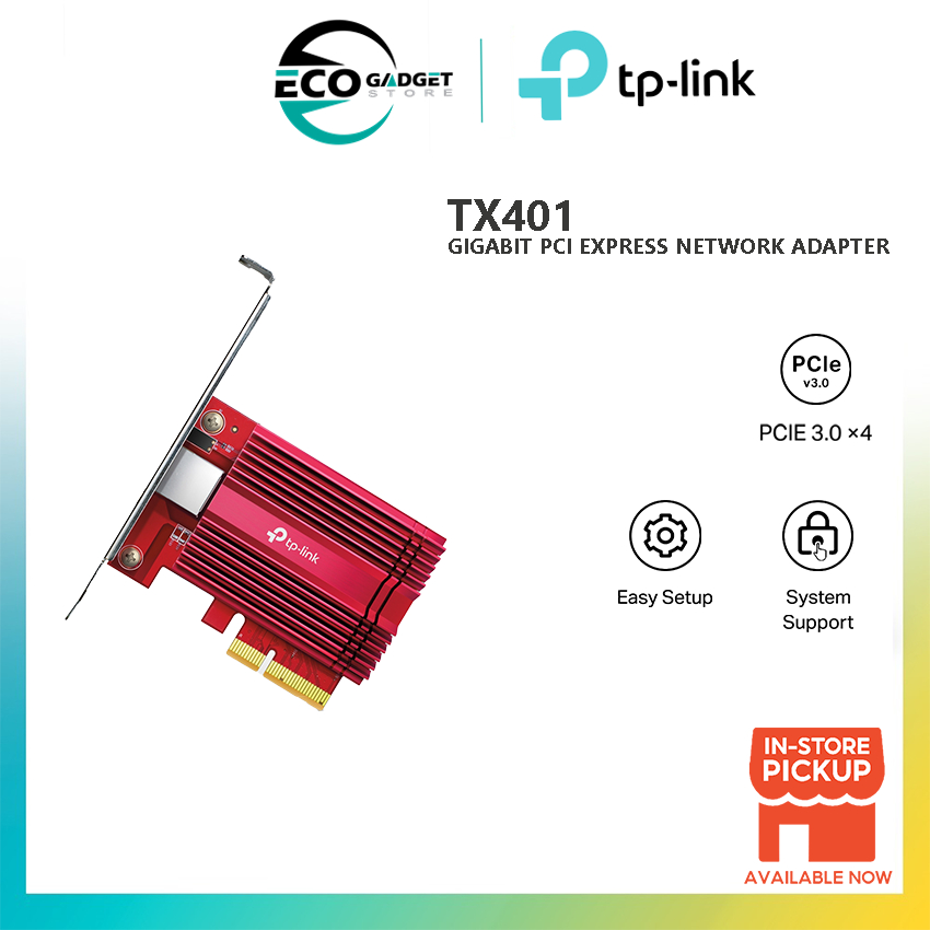TP-Link Wireless USB Adapters TX401 Gigabit PCI Express Network Adapter ...