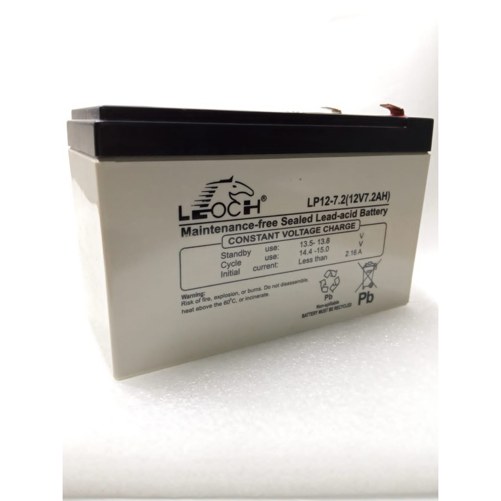 LEOCH 12V Series 7Ah Sealed Lead Acid Battery | Shopee Malaysia