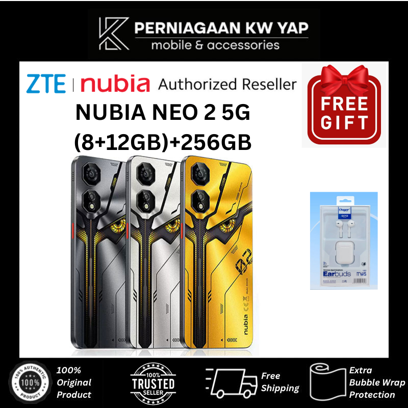 (READY STOCK) ZTE NUBIA NEO 2 5G (8+12GB)+256GB 1 YEAR WARRANTY BY ...