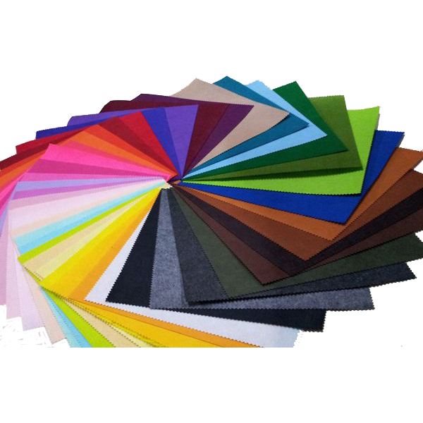 Polyester Felt Fabric (Hard Type) ~ 1mm Thickness Kain Felt bidang ...