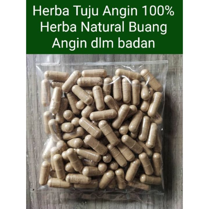 Tuju Angin Kapsul (Habbatus sauda + Halia bara + Fenugreek) 100% Halal ...