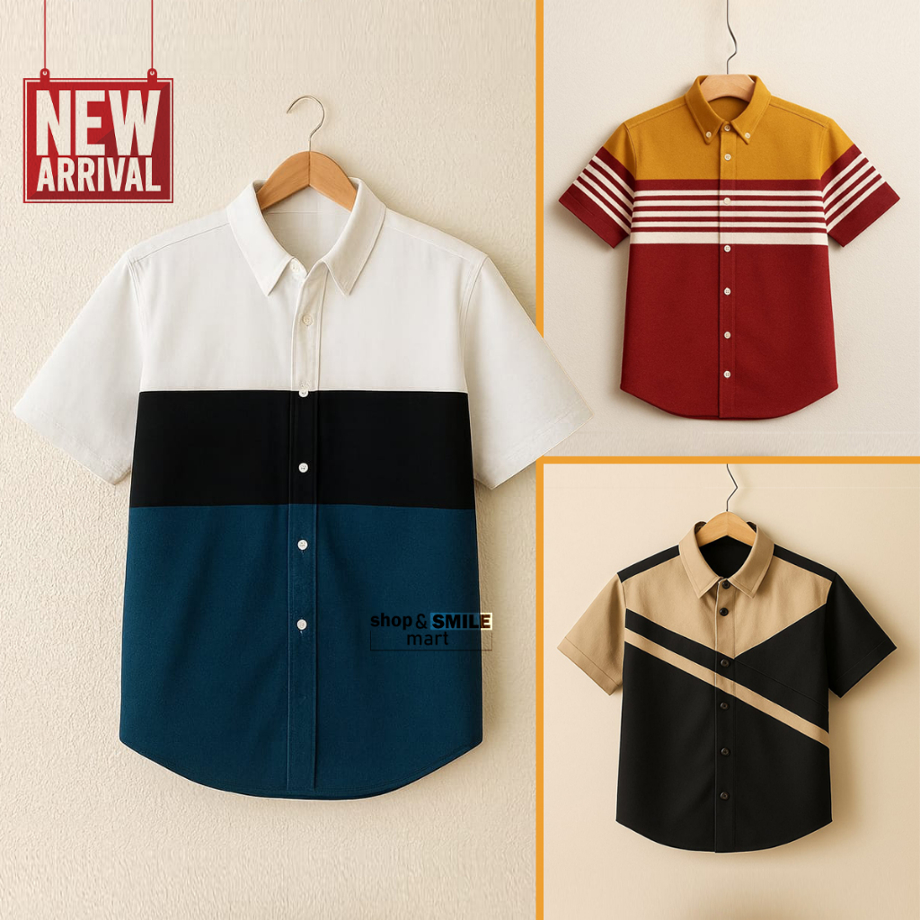 Kemeja Lelaki Diwali Collection Gaya Tradisi Moden Short Sleeve Warm ...