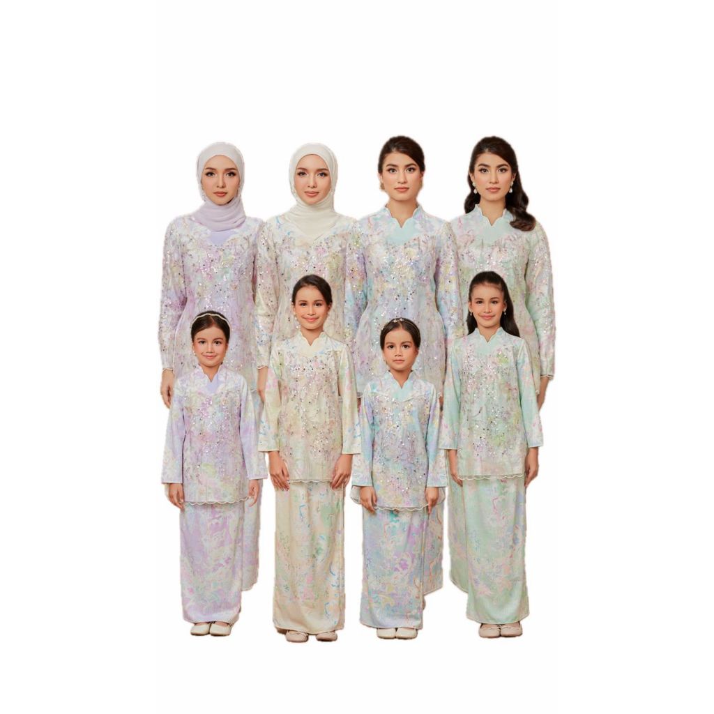 Jemels Mom & Daughter Celestia Kurung (Twinkle Raya 2026) | Shopee Malaysia