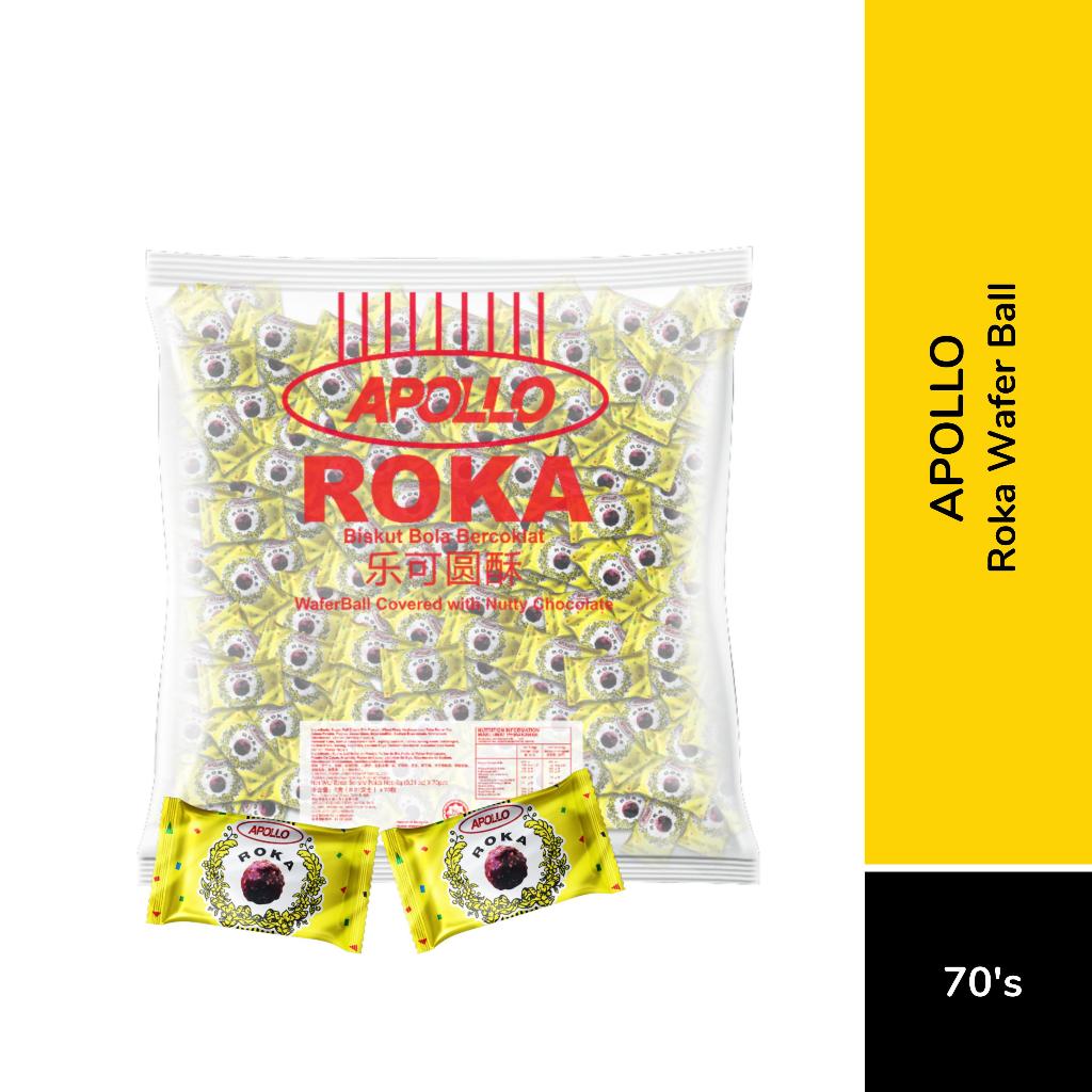 Apollo Roka Nutty Chocolate Wafer Ball (70's) | Shopee Malaysia