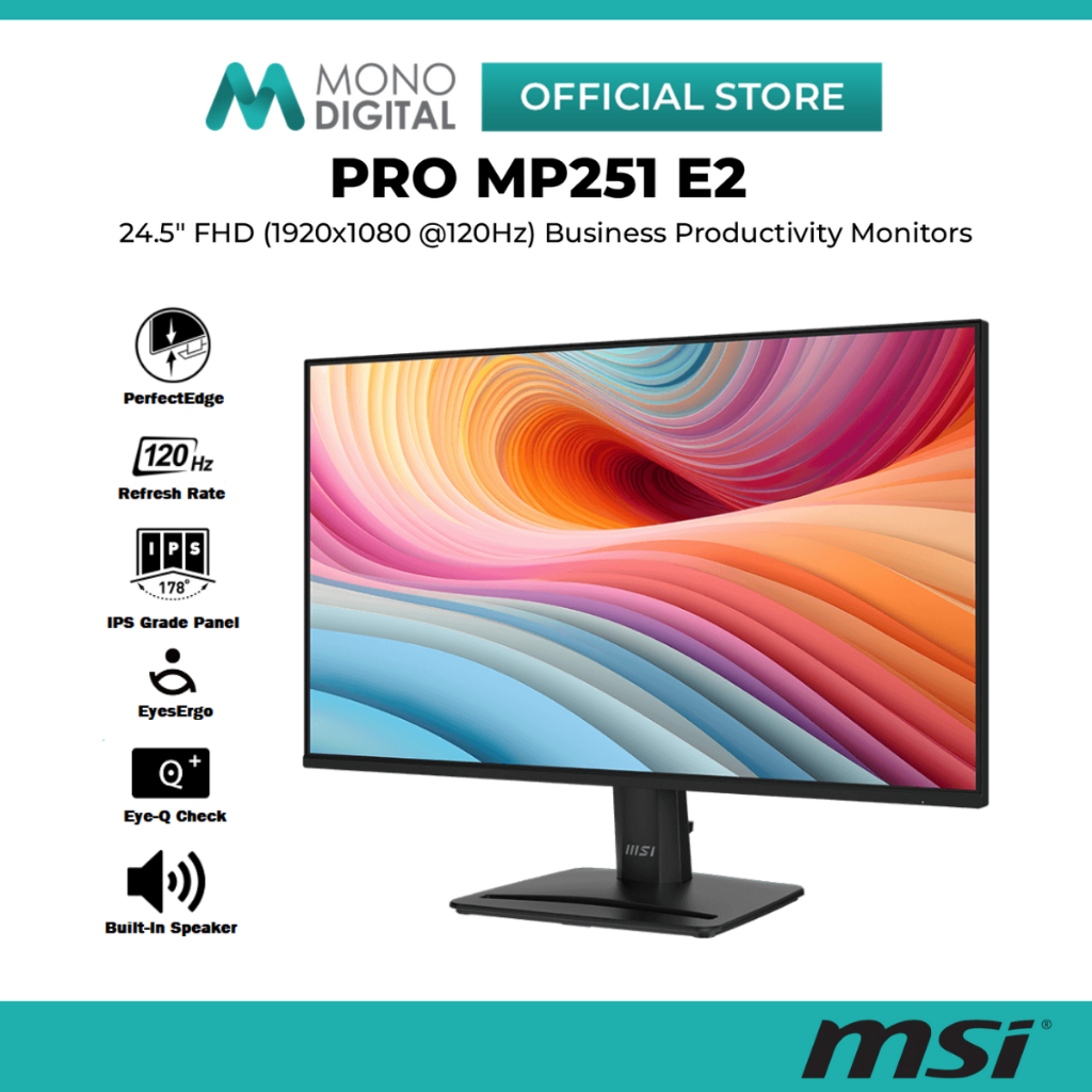 MSI 24.5" PRO MP251 E2 / PRO MP251W E2 / PRO MP251L E2 / PRO MP251 E14L ...