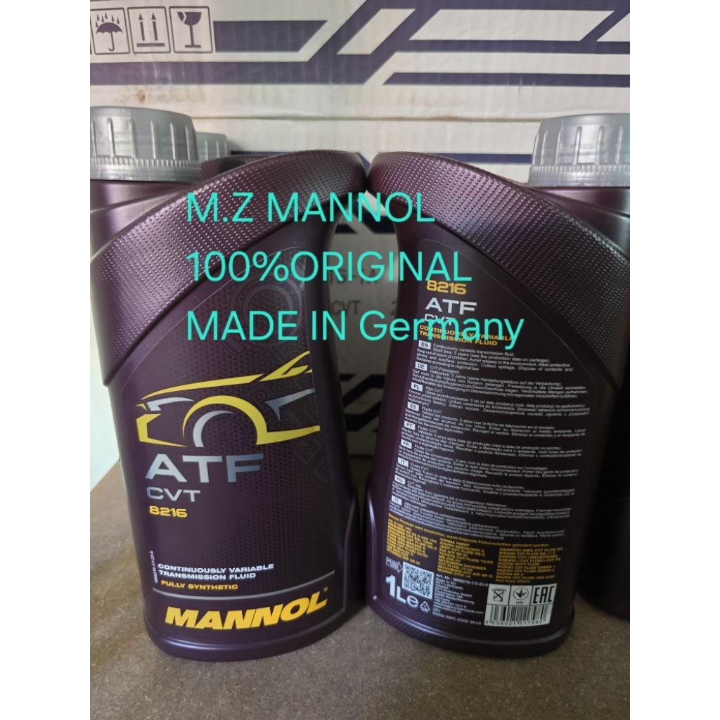 Mannol CVT Automatic Transmission Oil (Fully Synthetic)New Packing 100% ...