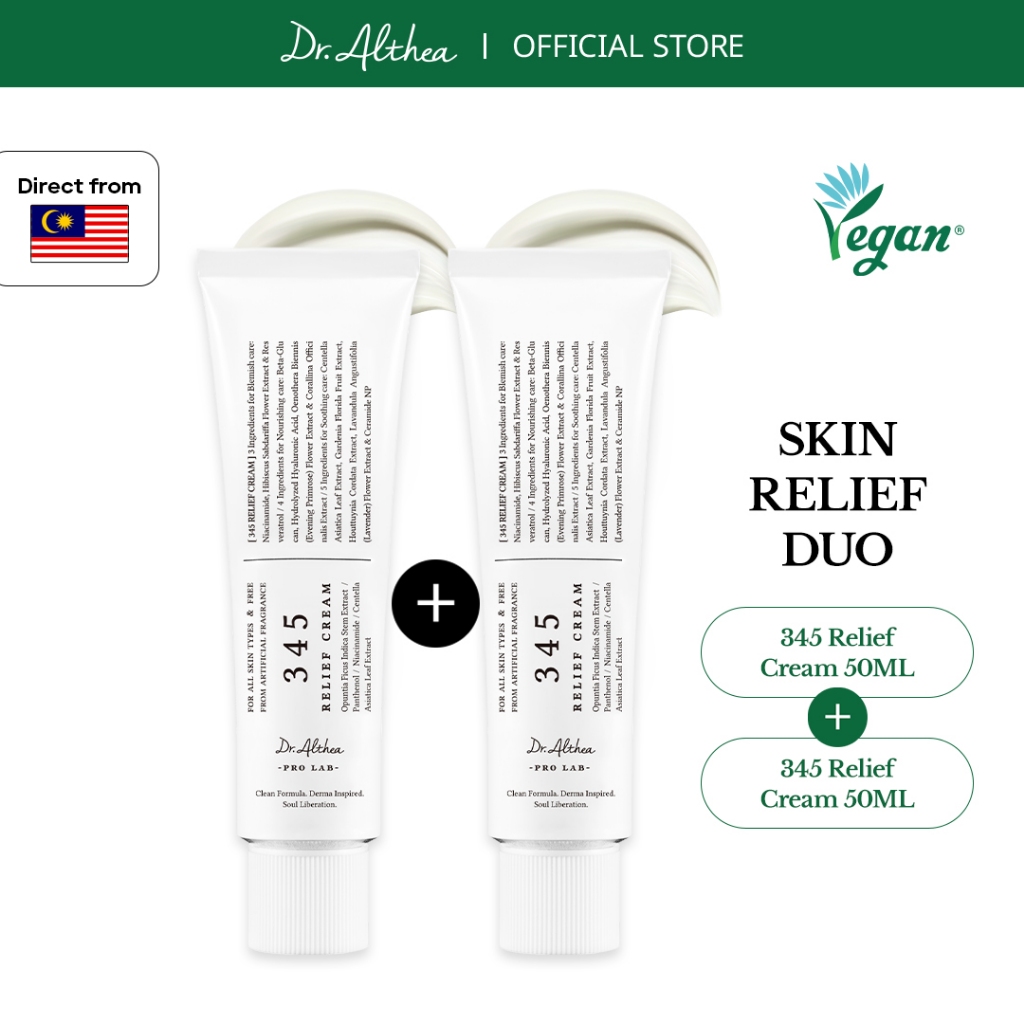 DR ALTHEA Skin Relief Duo (345 Cream X2 units) | Shopee Malaysia