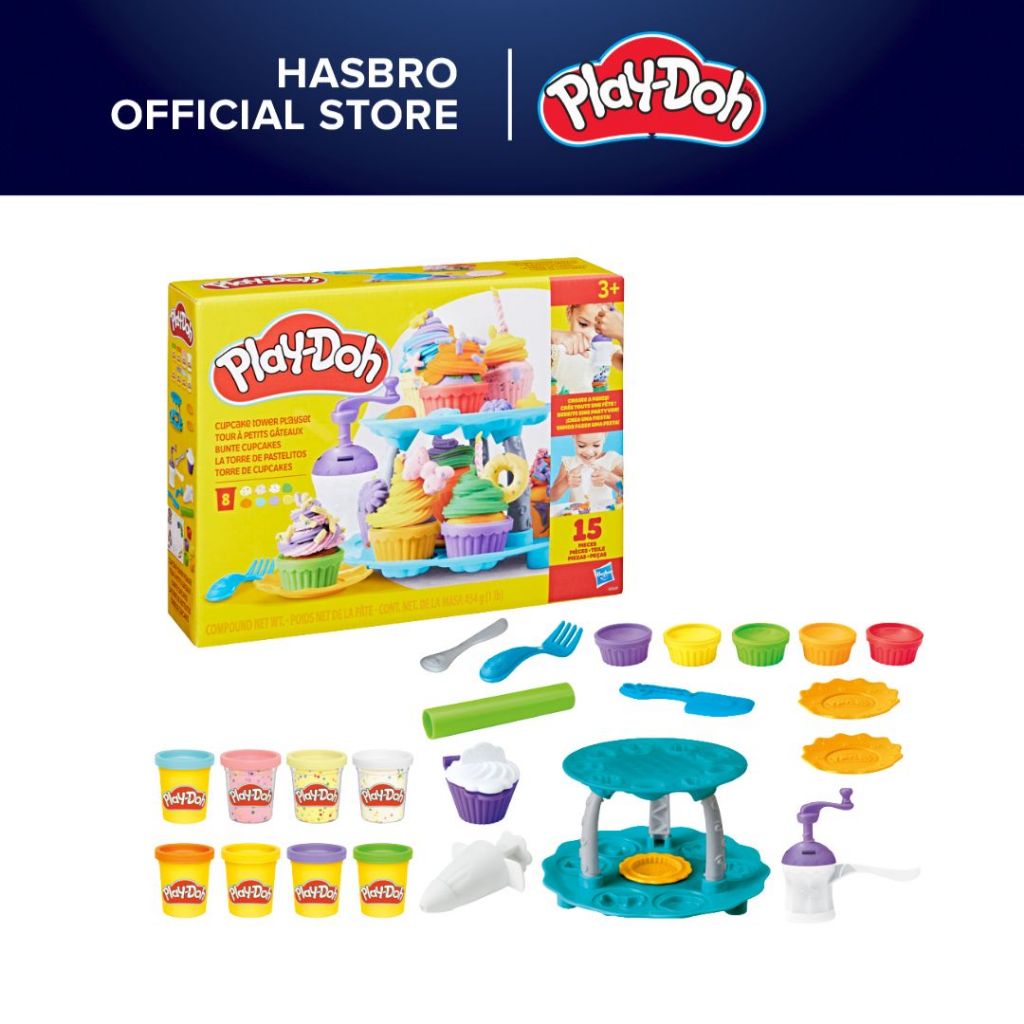 Play-Doh Cupcake Tower Playset | Shopee Malaysia