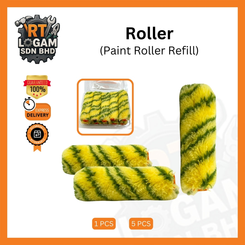 1 Box 10 pcs Paint Roller Refill 4 Inch Painting Kit Tools Accessories ...