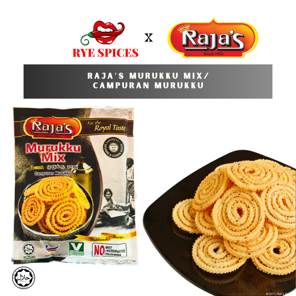 Raja's Murukku Mix/Campuran Murukku (500g) | Shopee Malaysia