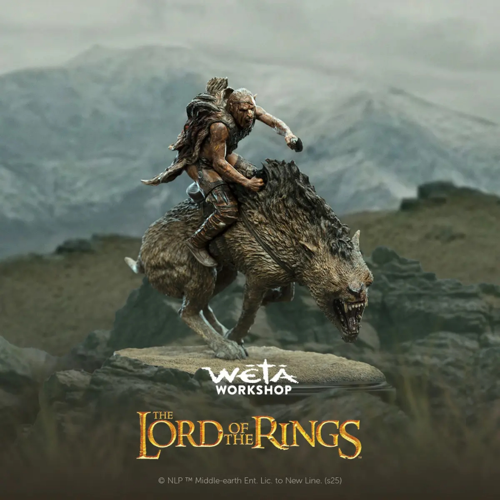 WETA Workshop - Lord of the Rings Orc Wolf Rider Shaku 86-01-04752 ...