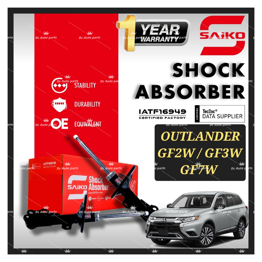 (WARRANTY 1 YEAR) SAIKO MITSUBISHI OUTLANDER GF3W GF2W GF7W FRONT/REAR ...
