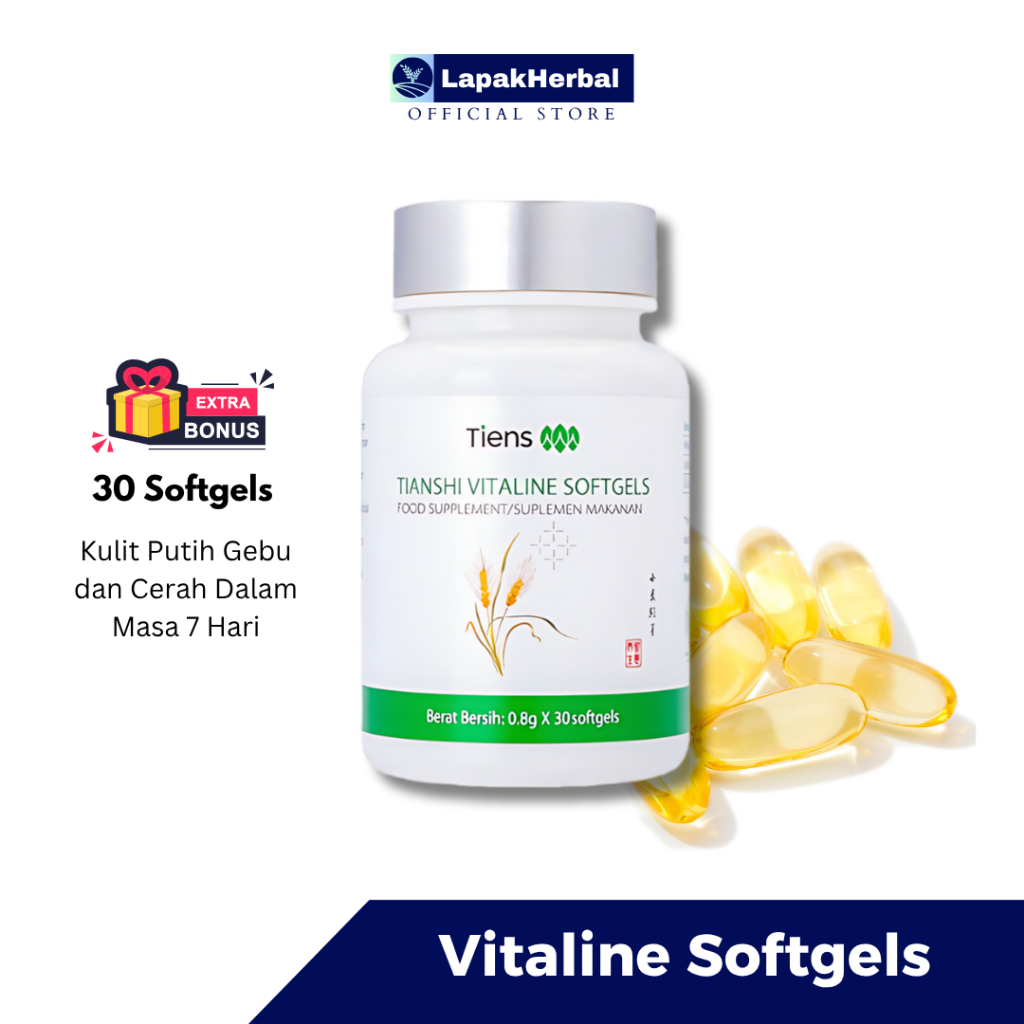 Collagen Supplement Vitaline Softgels Original Ubat Putih Satu Badan ...