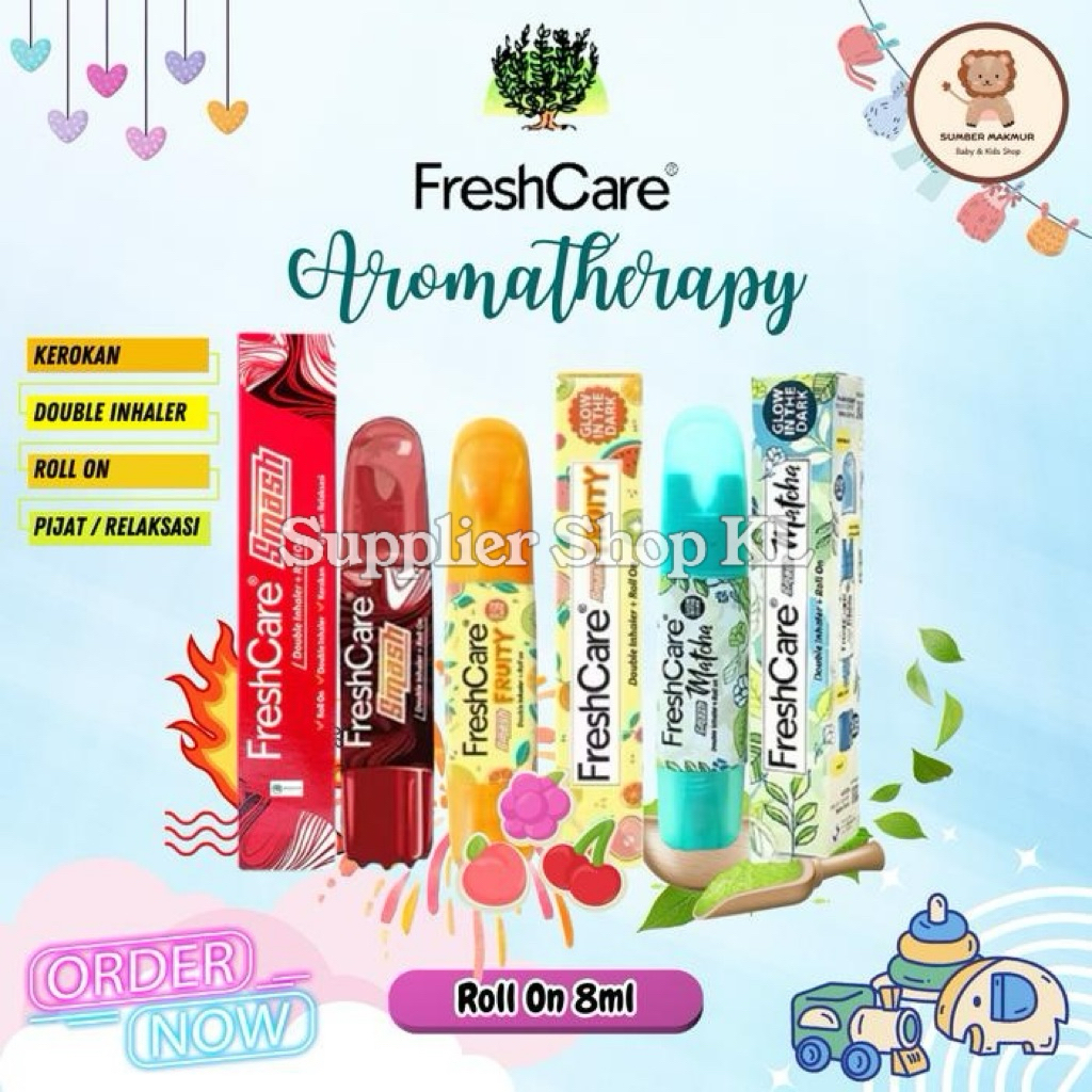 FreshCare Smash Minyak Angin Aromatherapy 4in1 Original / Matcha ...
