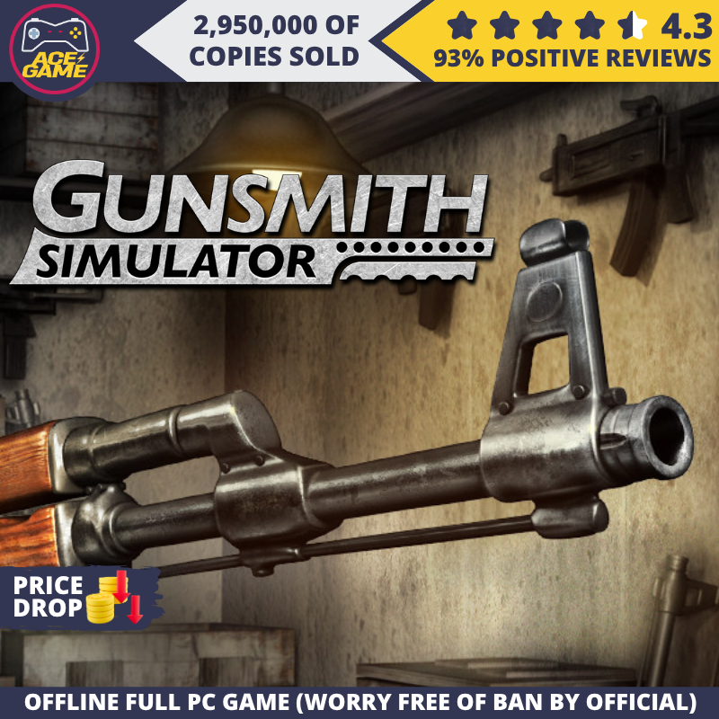[PC]Gunsmith Simulator + All DLC Offline Full PC Game | Shopee Malaysia