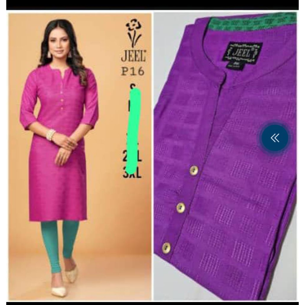 JEEL VARNIKA SOFT COTTON KURTI | Shopee Malaysia
