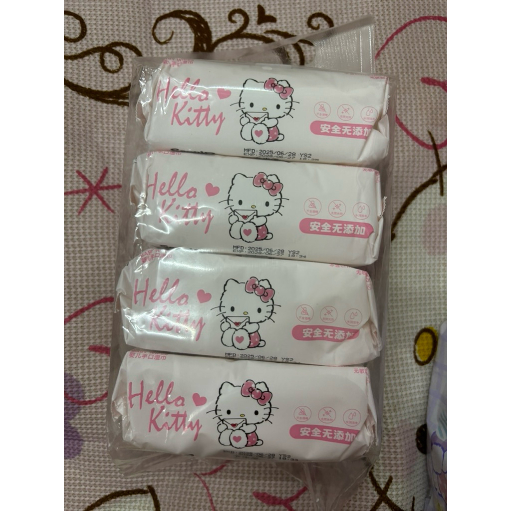 original sanrio, hello kitty wet tissue, no alcohol wet tissue, hello ...