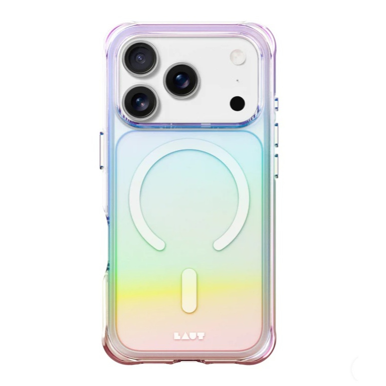 LAUT AERO HOLO Pearl with Magfit case for iPhone 17 Pro / 17 Pro Max ...