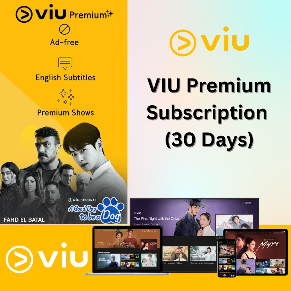 VIU Premium Subscription (30 Days), Dramas, TV Shows & Movies Premium ...
