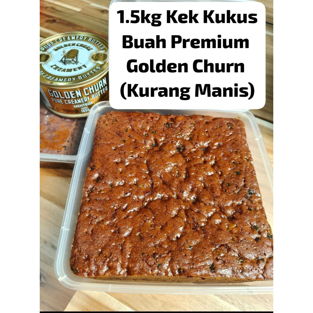 1.5kg kek KUKUS BUAH PREMIUM Golden Churn | Shopee Malaysia