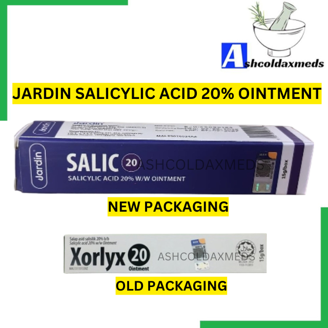 EXP01/27 Jardin Salic 20 Salicylic Acid 20& w/w Ointment 15g (Old ...