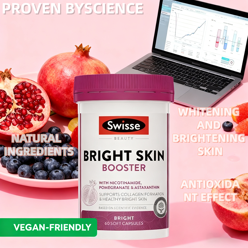 Swisse Beauty Bright Skin Booster 1 box contains 60 capsules for bright ...