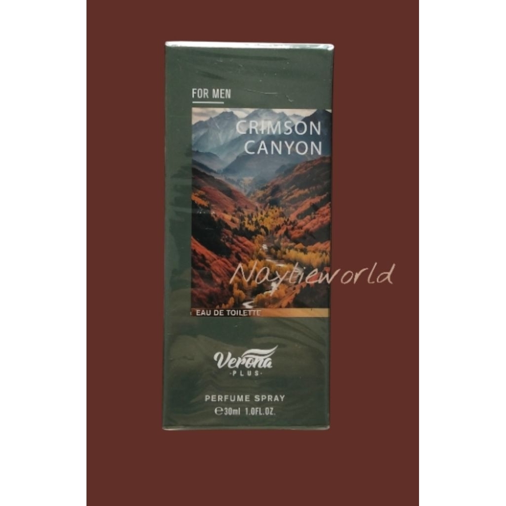 VERONA PLUS EDT Perfume Spray Crinsom Canyon Scent For men 30ml ...
