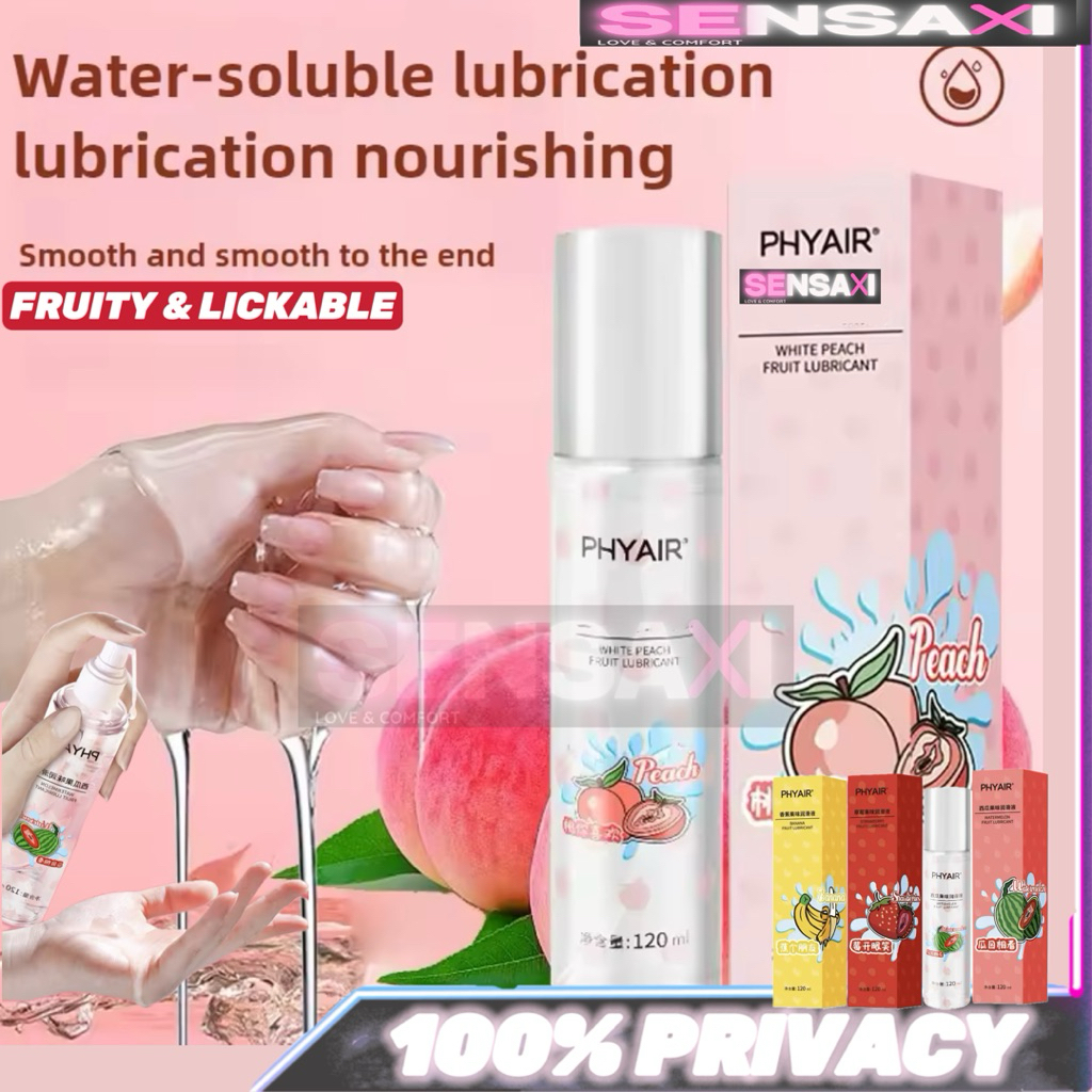 SENSAXI Premium Fruity Gel Pelincir Seks Water Based Lubricant Ky ...