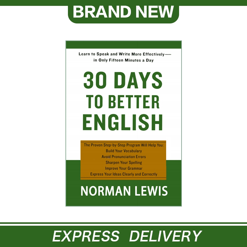 30 days to better english by Norman Lewis | Shopee Malaysia