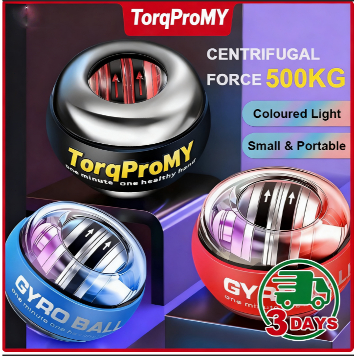 3H Gyro LED Wrist Ball | Wrist Power Training Ball | Muscle ...
