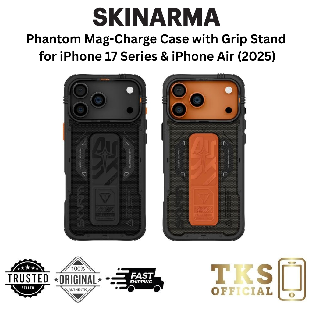Skinarma Phantom Mag-Charge Case with Grip Stand for iPhone 17 SERIES ...