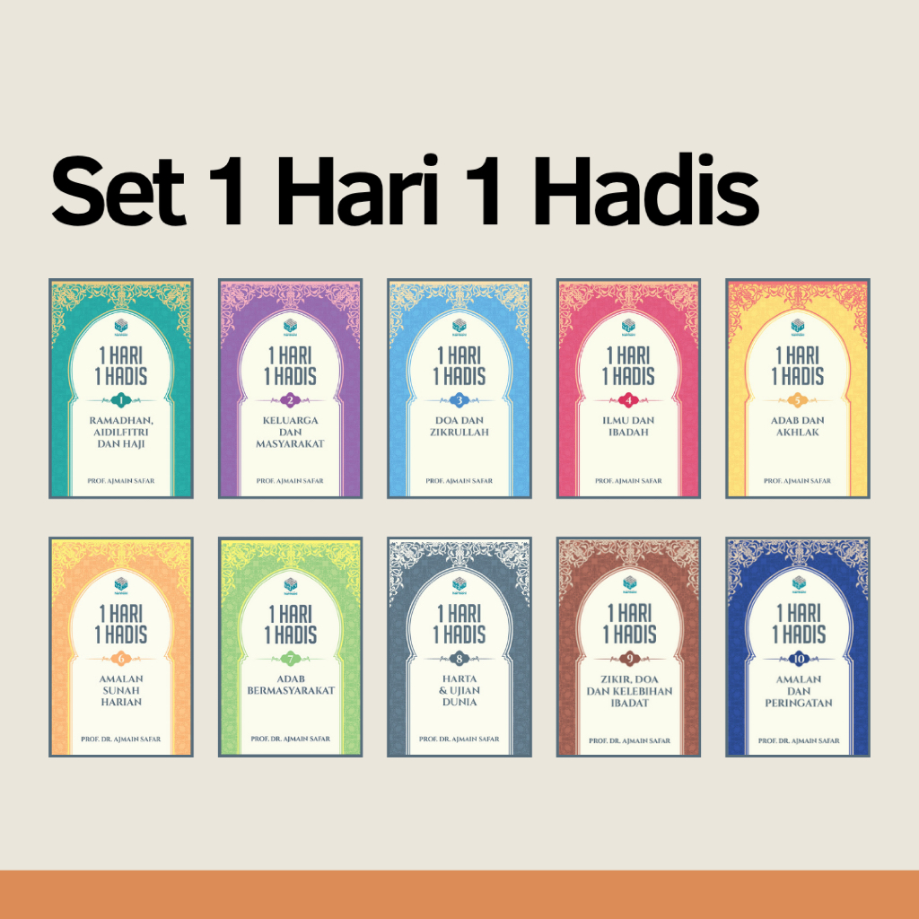 SET 1 Hari 1 Hadis oleh Prof Dr. Ajmain Safar | Shopee Malaysia