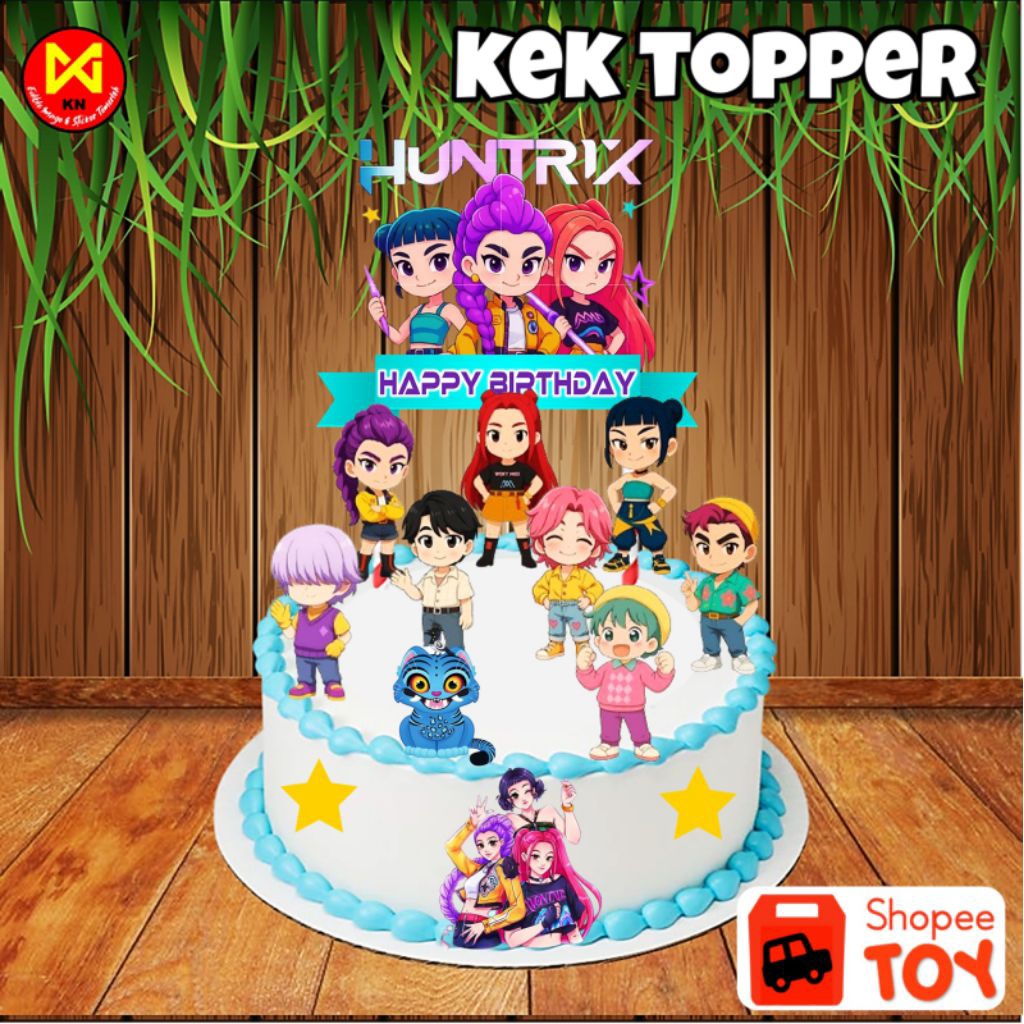 Kek Topper Kpop Demon Hunter | Shopee Malaysia
