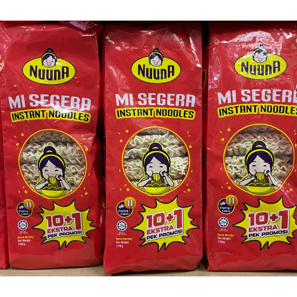NUUNA Mi Segera Instant Noodles 770g - 6 Pack x 770g, BB 30/09/2026 ...