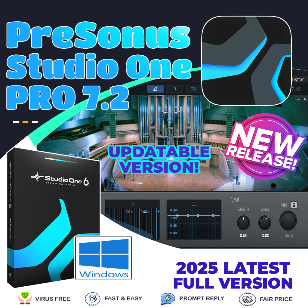 PreSonus Studio One Pro 7.2 2025 Latest Full Version | Lifetime ...