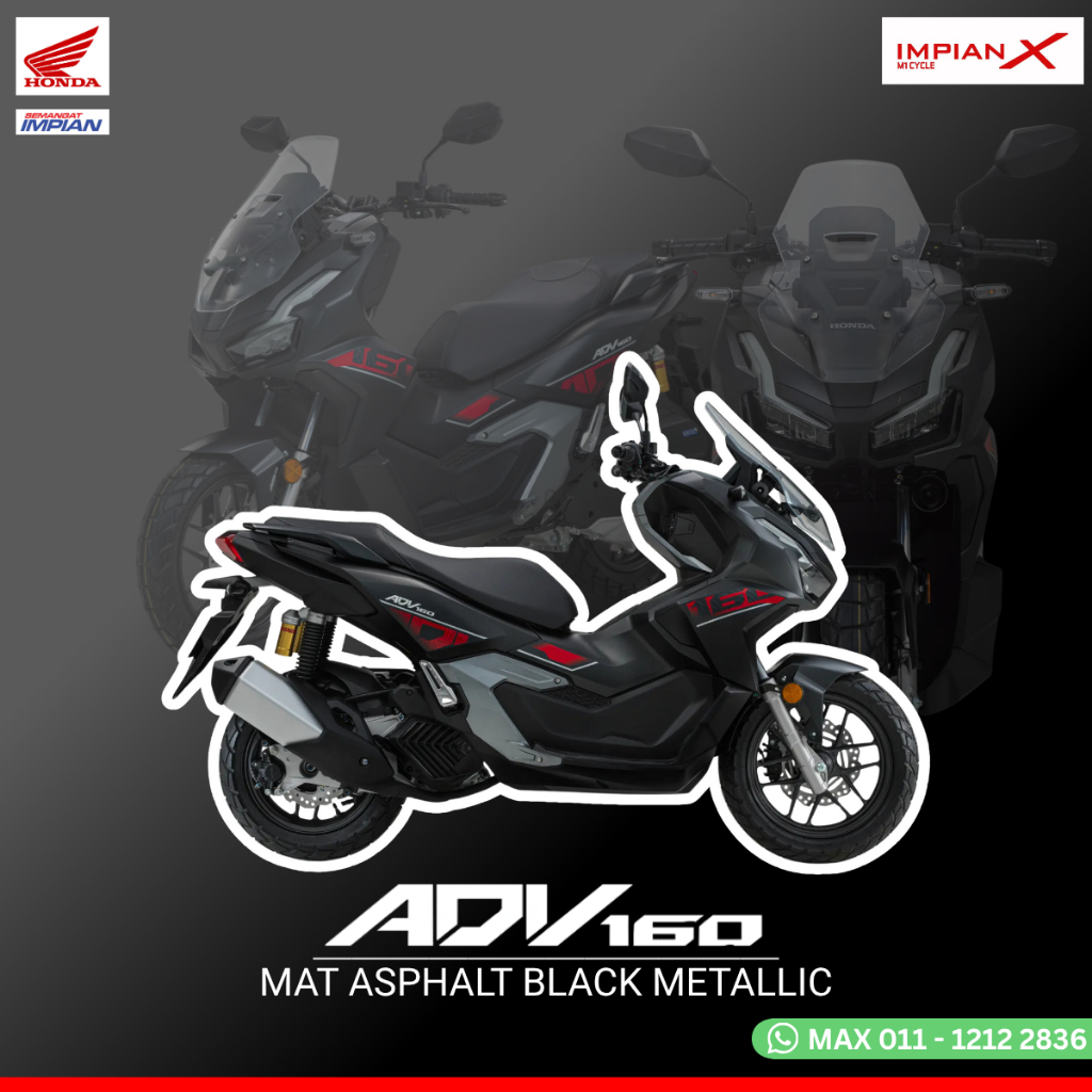 HONDA ADV 160 STD | ADV160 | OTR | READY STOCK | MOTORCYCLE | SCOOTER ...