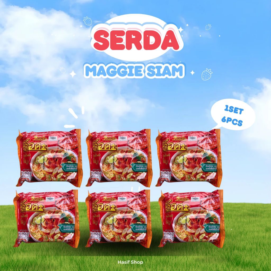 [Original100%] Maggi Thai Serda Tomyam ~ Mi Kerabu Meggi /instant ...